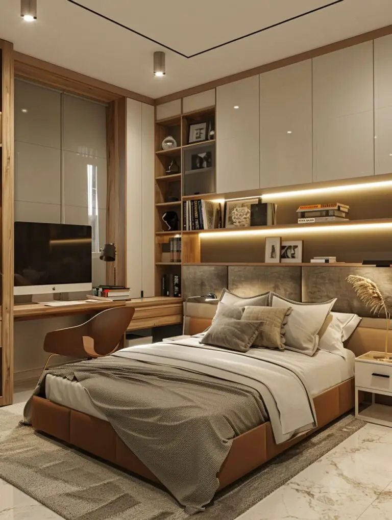 49 Bedroom with Study Table Ideas for Comfort and Focus - DecorwithEva