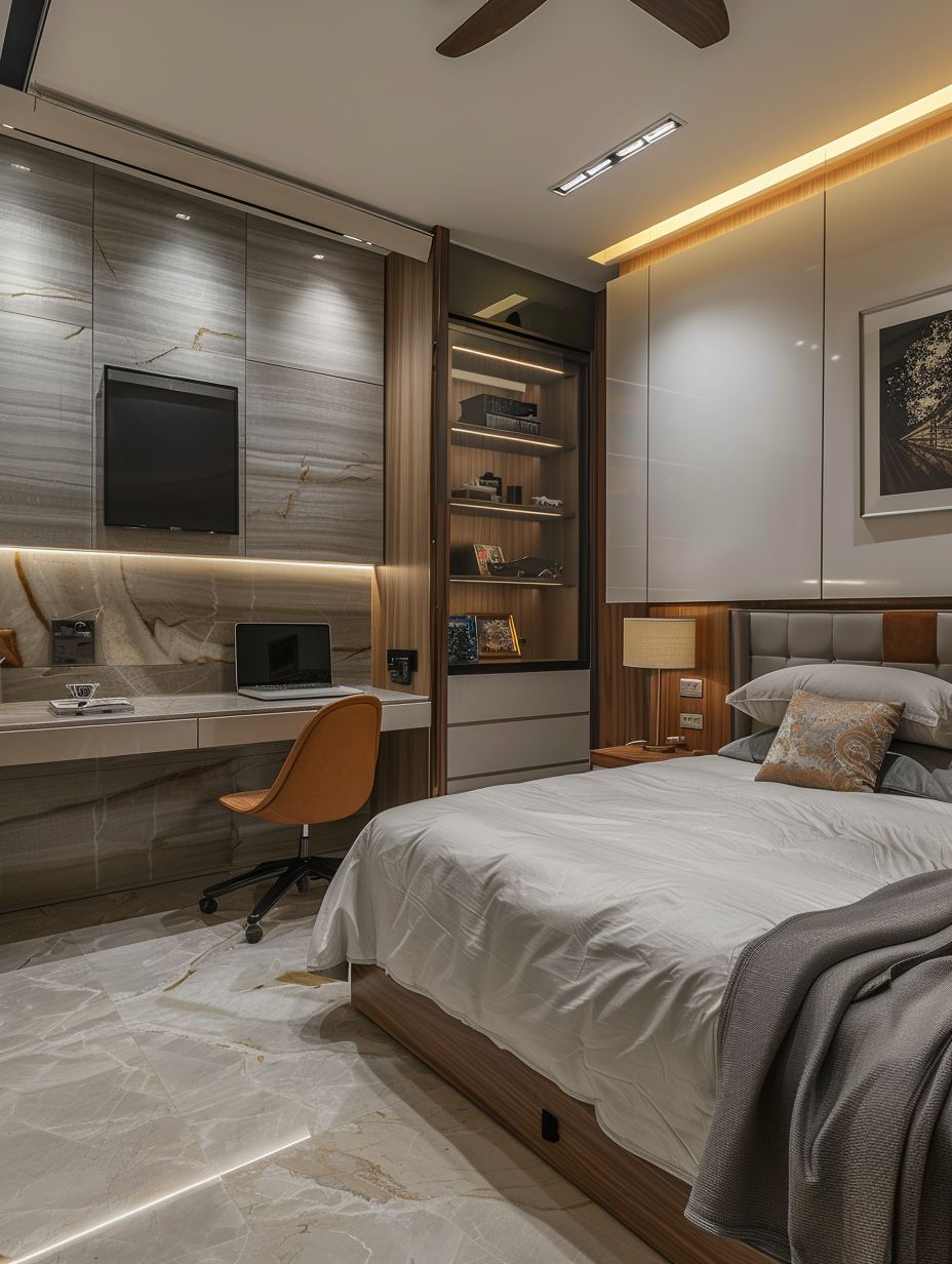 49 Bedroom with Study Table Ideas for Comfort and Focus - DecorwithEva