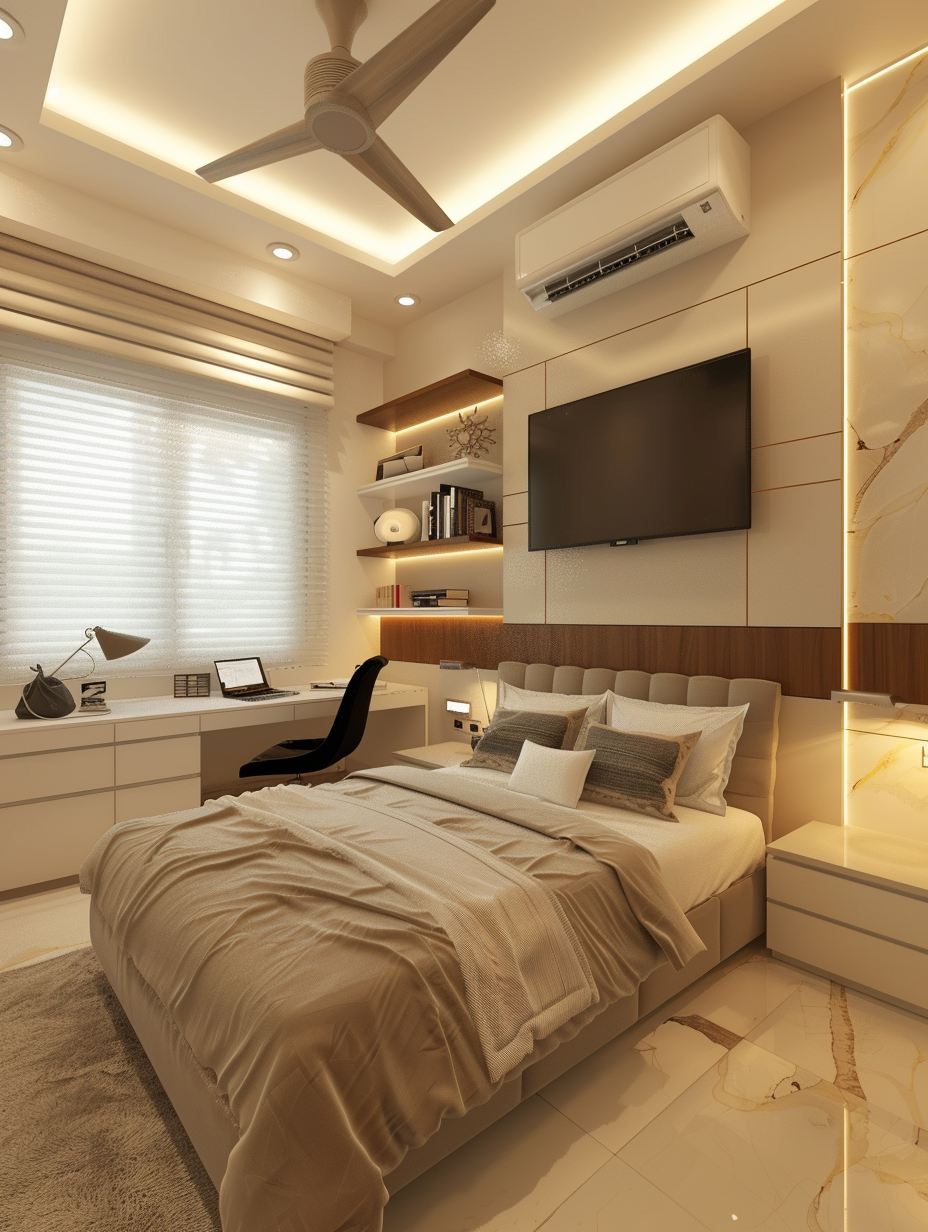 49 Bedroom with Study Table Ideas for Comfort and Focus - DecorwithEva