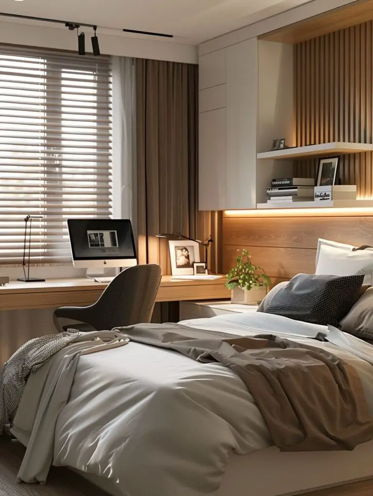 49 Bedroom with Study Table Ideas for Comfort and Focus - DecorwithEva
