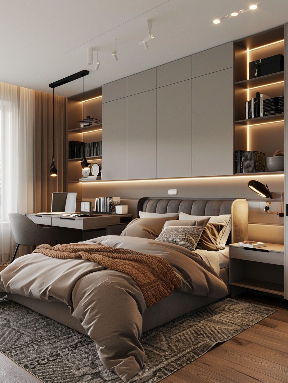 49 Bedroom with Study Table Ideas for Comfort and Focus - DecorwithEva