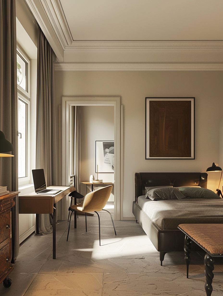 49 Bedroom with Study Table Ideas for Comfort and Focus - DecorwithEva