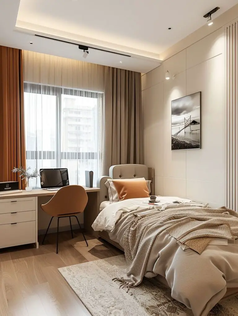 49 Bedroom with Study Table Ideas for Comfort and Focus - DecorwithEva