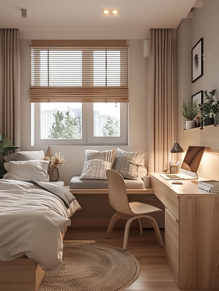 49 Bedroom with Study Table Ideas for Comfort and Focus - DecorwithEva