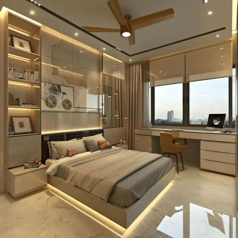 49 Bedroom with Study Table Ideas for Comfort and Focus - DecorwithEva