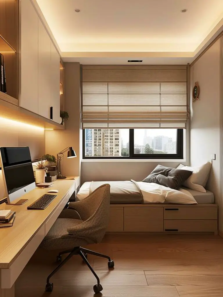 49 Bedroom with Study Table Ideas for Comfort and Focus - DecorwithEva
