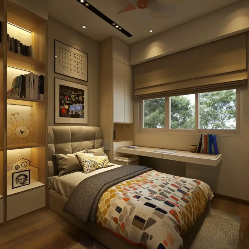 49 Bedroom with Study Table Ideas for Comfort and Focus - DecorwithEva