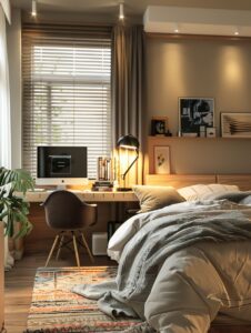 49 Bedroom with Study Table Ideas for Comfort and Focus - DecorwithEva