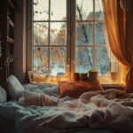 49 Stylish Window Behind Bed Ideas - DecorwithEva