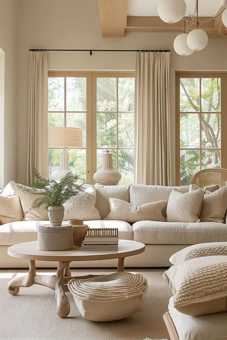 43 Neutral Living Room Ideas for Timeless Elegance - DecorwithEva