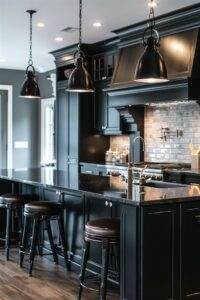 44 Black Kitchen Ideas That Never Go Out of Style - DecorwithEva