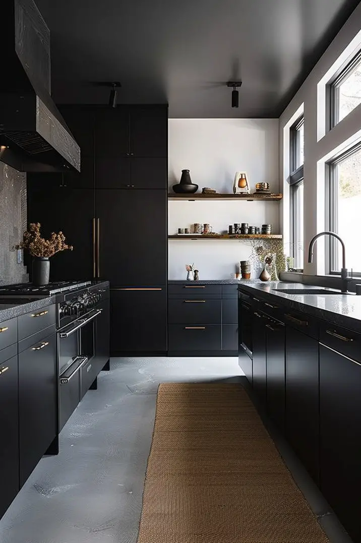 44 Black Kitchen Ideas That Never Go Out of Style - DecorwithEva