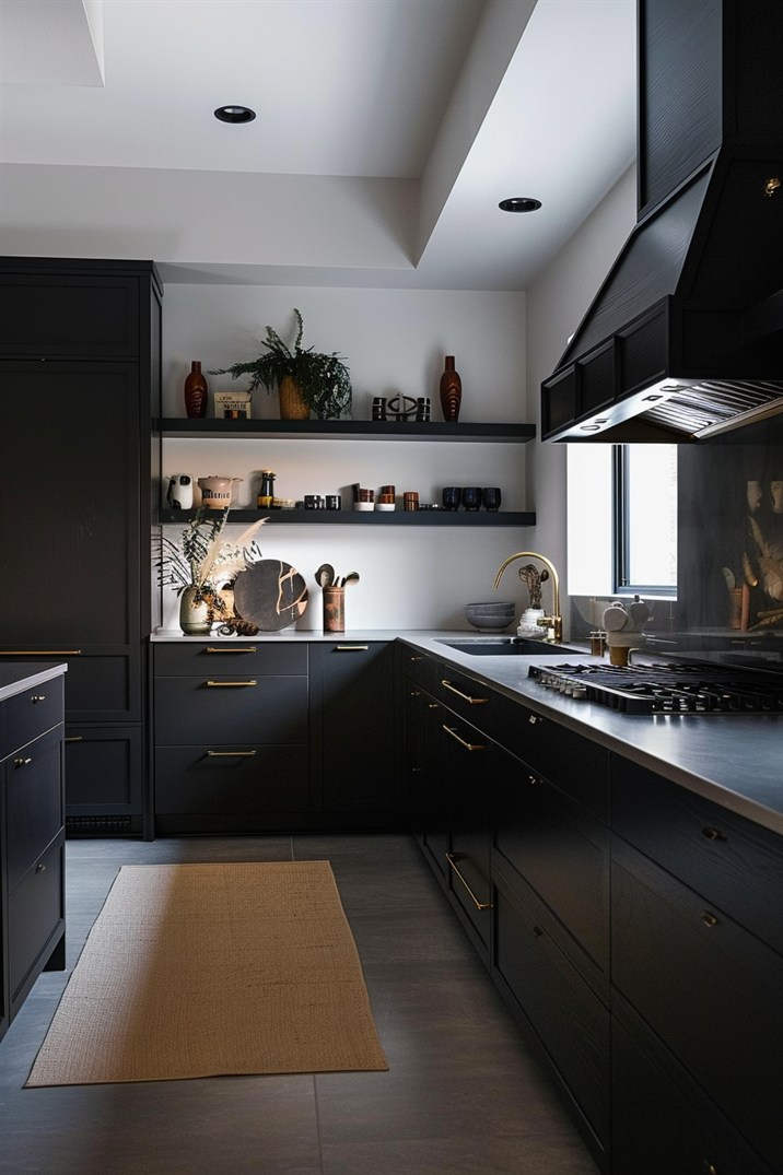 44 Black Kitchen Ideas That Never Go Out of Style - DecorwithEva