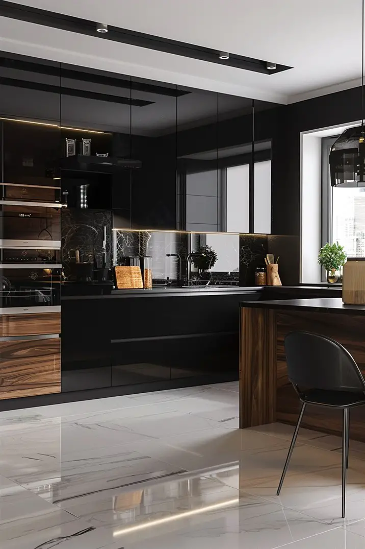 44 Black Kitchen Ideas That Never Go Out of Style - DecorwithEva