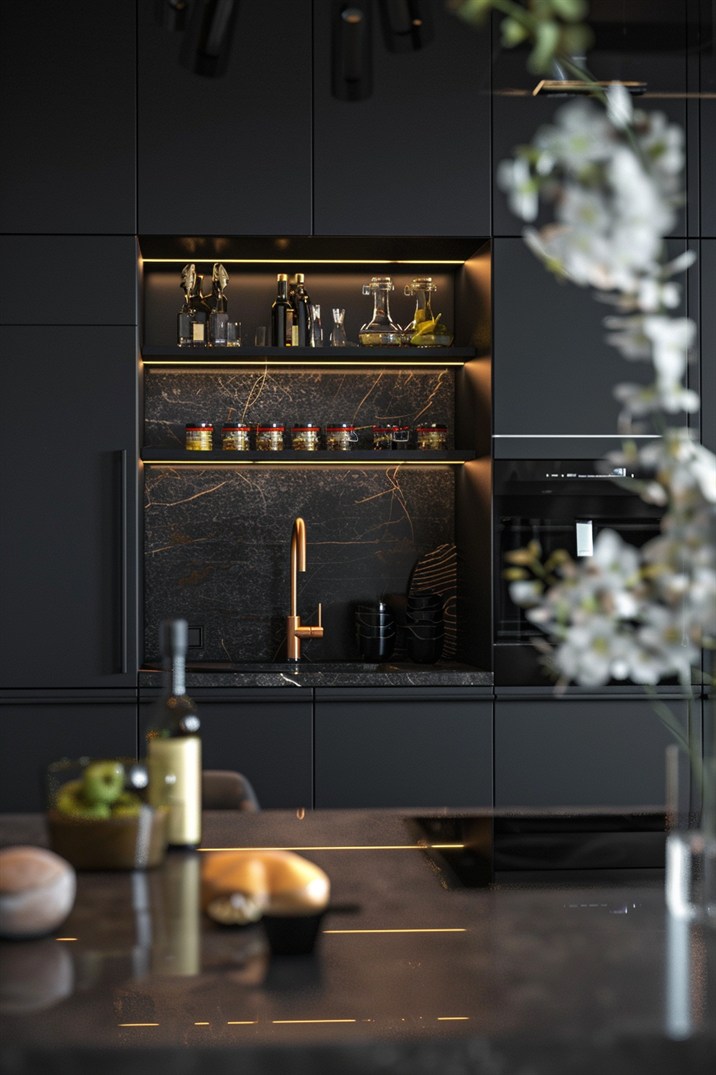 44 Black Kitchen Ideas That Never Go Out of Style - DecorwithEva