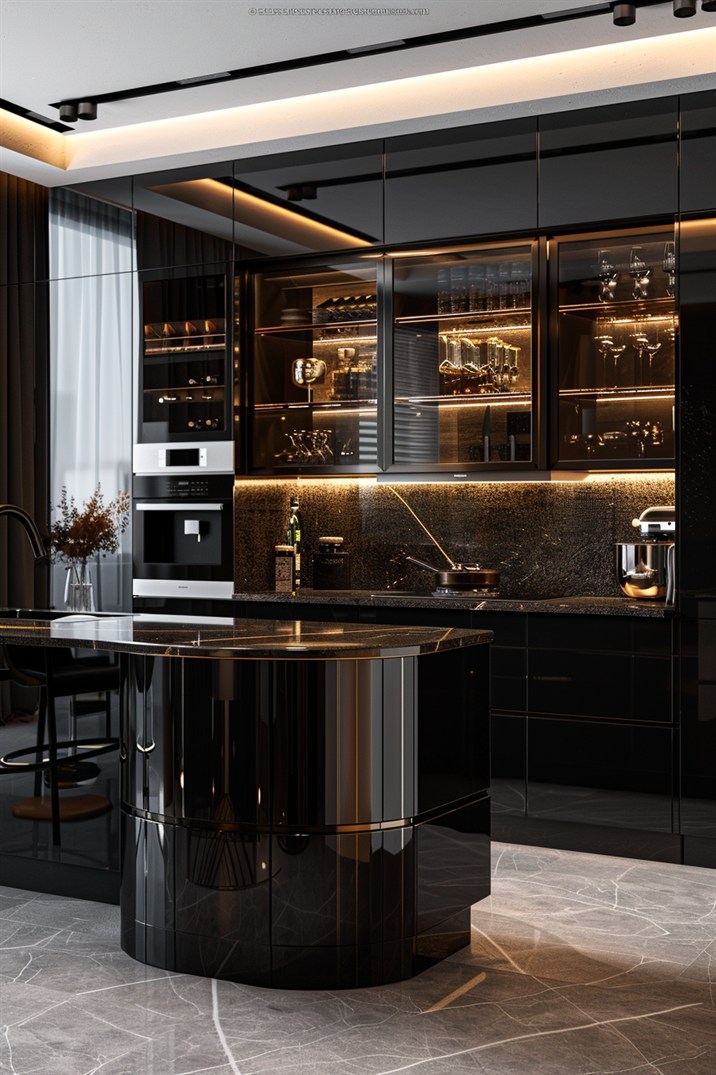 44 Black Kitchen Ideas That Never Go Out of Style - DecorwithEva
