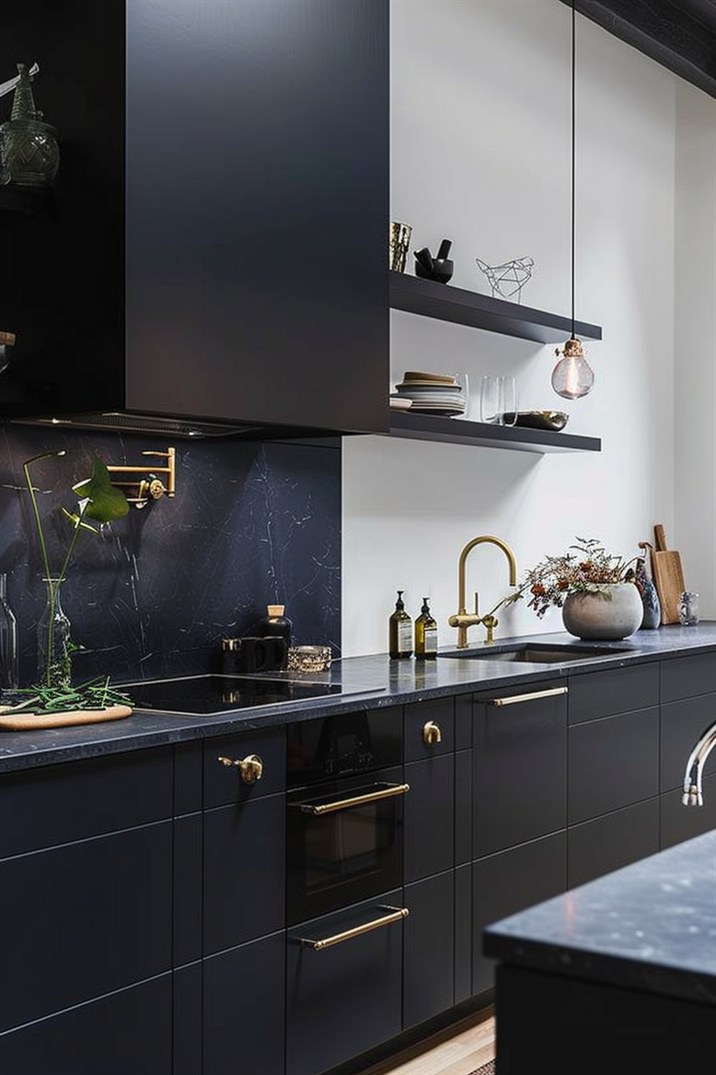 44 Black Kitchen Ideas That Never Go Out of Style - DecorwithEva