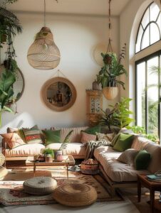92 Ideas to Design Your Dream Boho Living Room - DecorwithEva