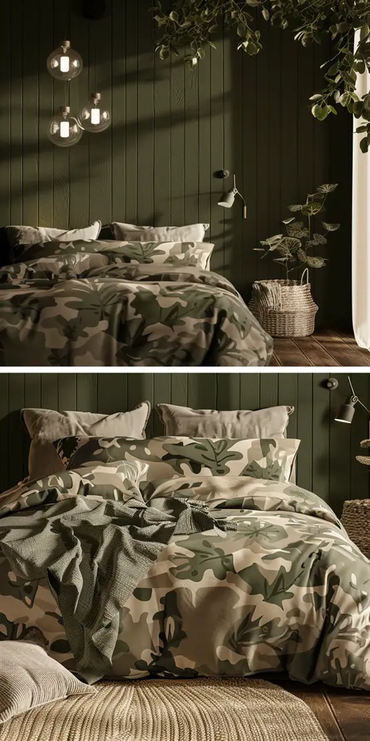 43 Camo Bedroom Ideas to Bring the Outdoors Inside - DecorwithEva