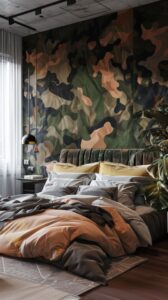 43 Camo Bedroom Ideas to Bring the Outdoors Inside - DecorwithEva