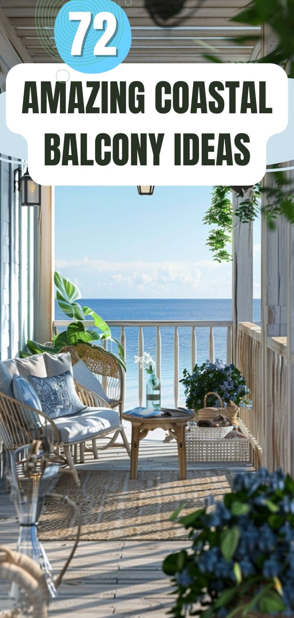 73 Coastal Balcony Decor Ideas for Breezy Beach Vibes - DecorwithEva