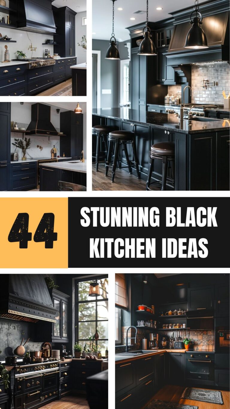 44 Black Kitchen Ideas That Never Go Out of Style - DecorwithEva