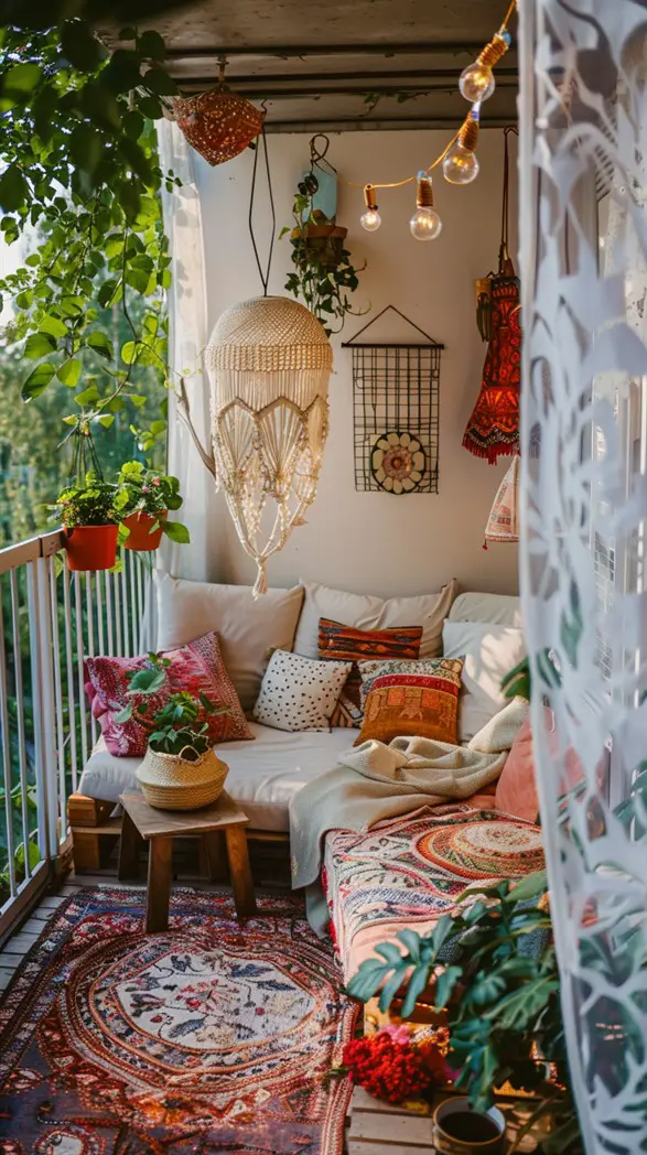 84 Inspiring Boho Balcony Decor Ideas - DecorwithEva