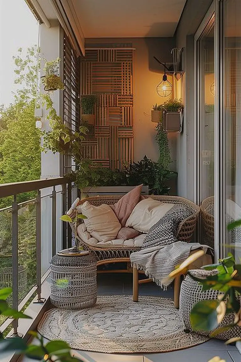 +72 Inspiring Ideas for Your Dream Cozy Balcony - DecorwithEva