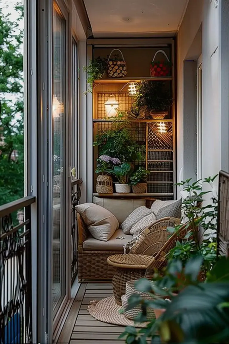 +72 Inspiring Ideas for Your Dream Cozy Balcony - DecorwithEva
