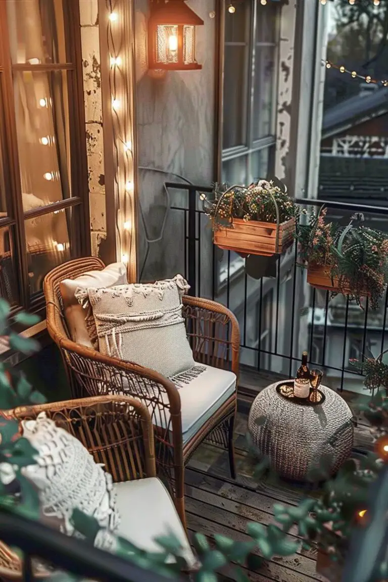 +72 Inspiring Ideas for Your Dream Cozy Balcony - DecorwithEva