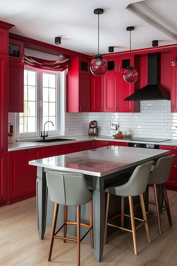 56 Stunning Red Kitchen Ideas for Every Style - DecorwithEva