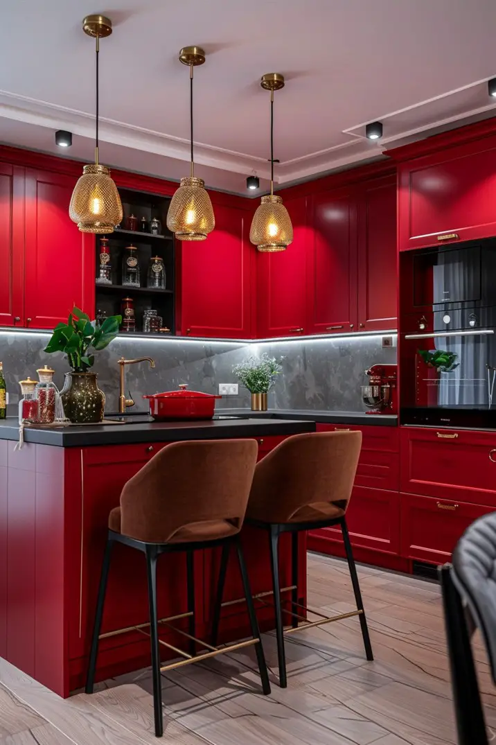 56 Stunning Red Kitchen Ideas for Every Style - DecorwithEva