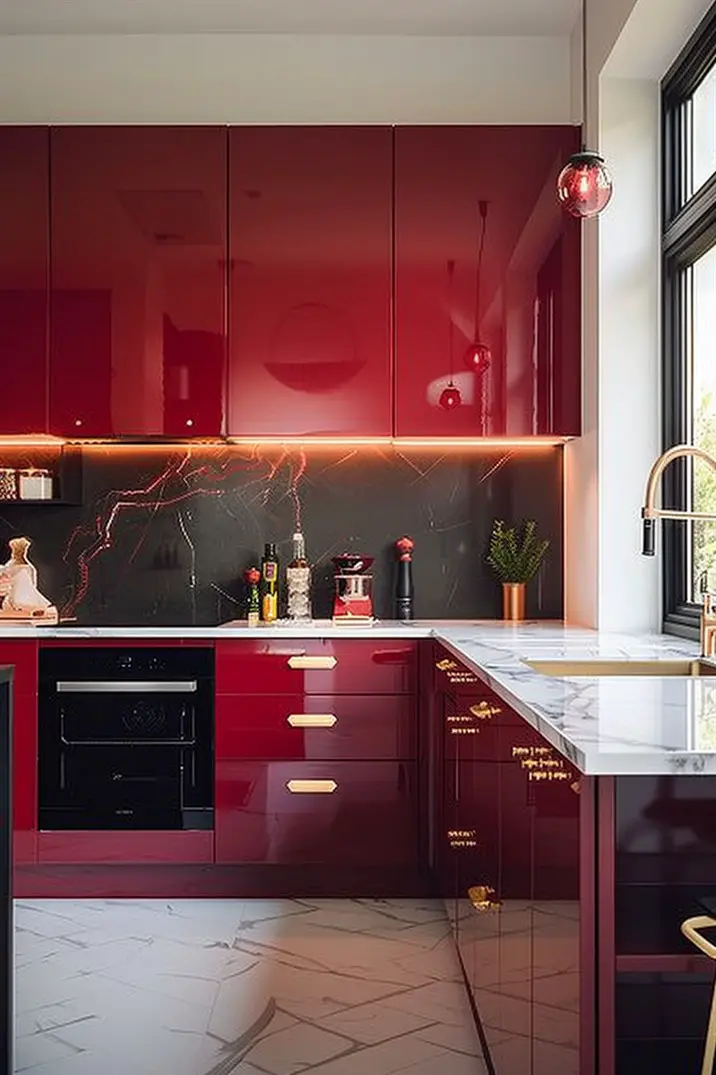 56 Stunning Red Kitchen Ideas for Every Style - DecorwithEva