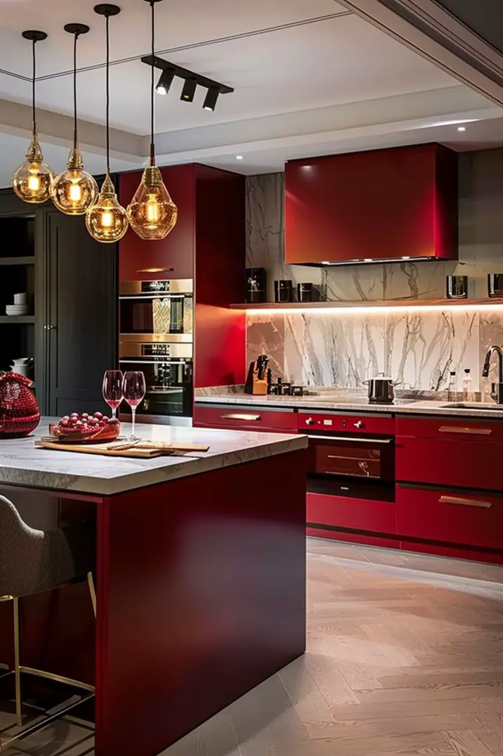 56 Stunning Red Kitchen Ideas for Every Style - DecorwithEva