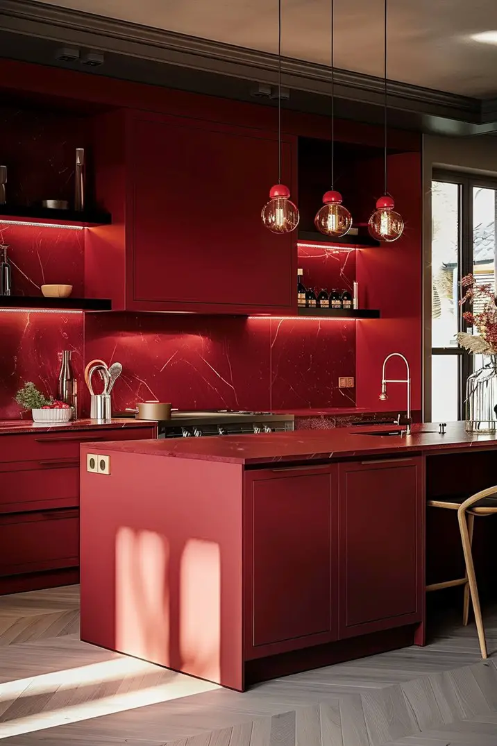 56 Stunning Red Kitchen Ideas for Every Style - DecorwithEva