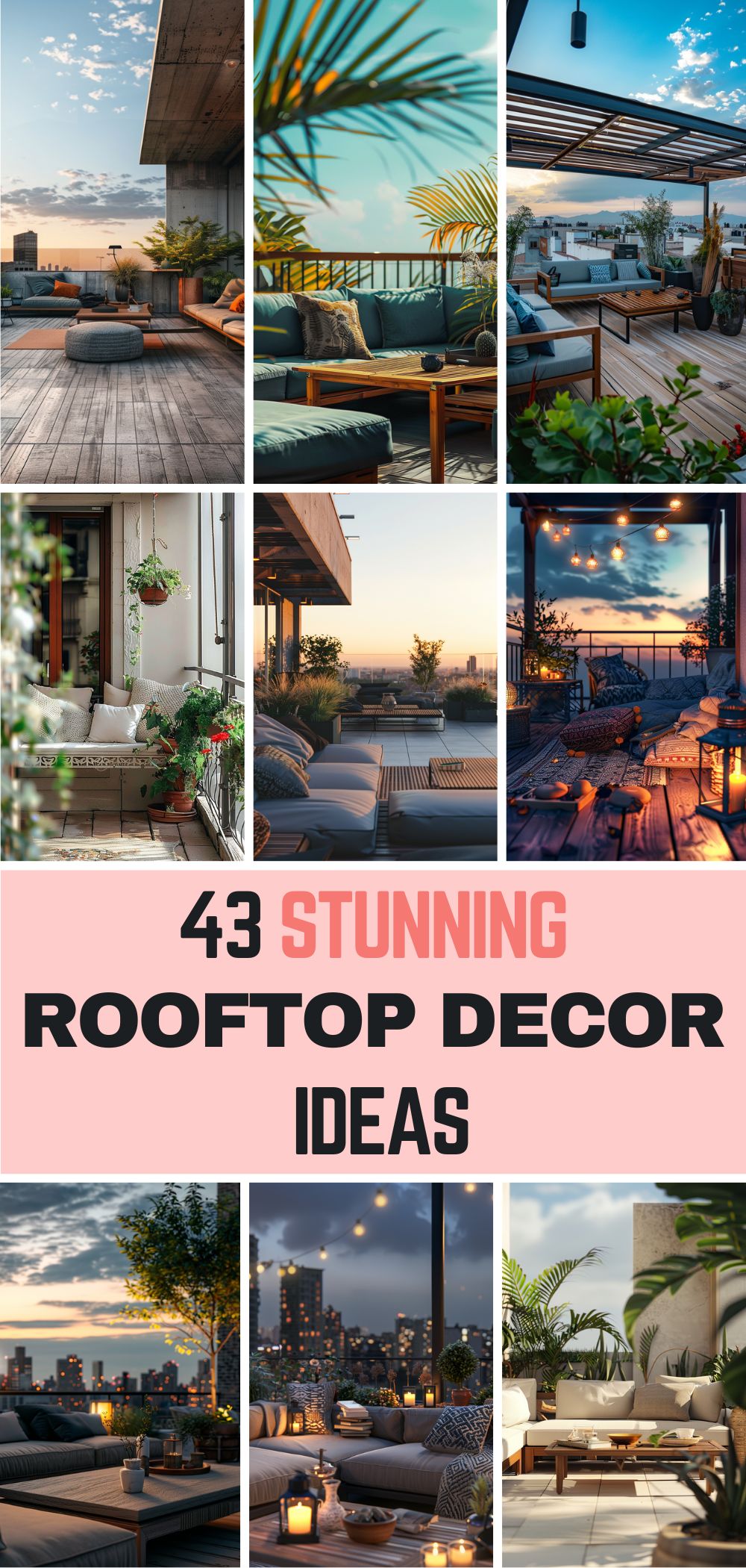 43 Rooftop Ideas That Will Make Your Neighbors Jealous - DecorwithEva