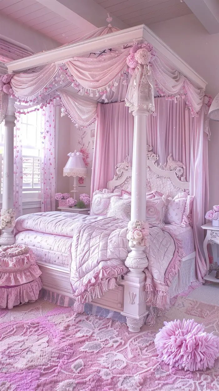 +50 Absolutely Breathtaking Girls Bedroom Ideas - DecorwithEva