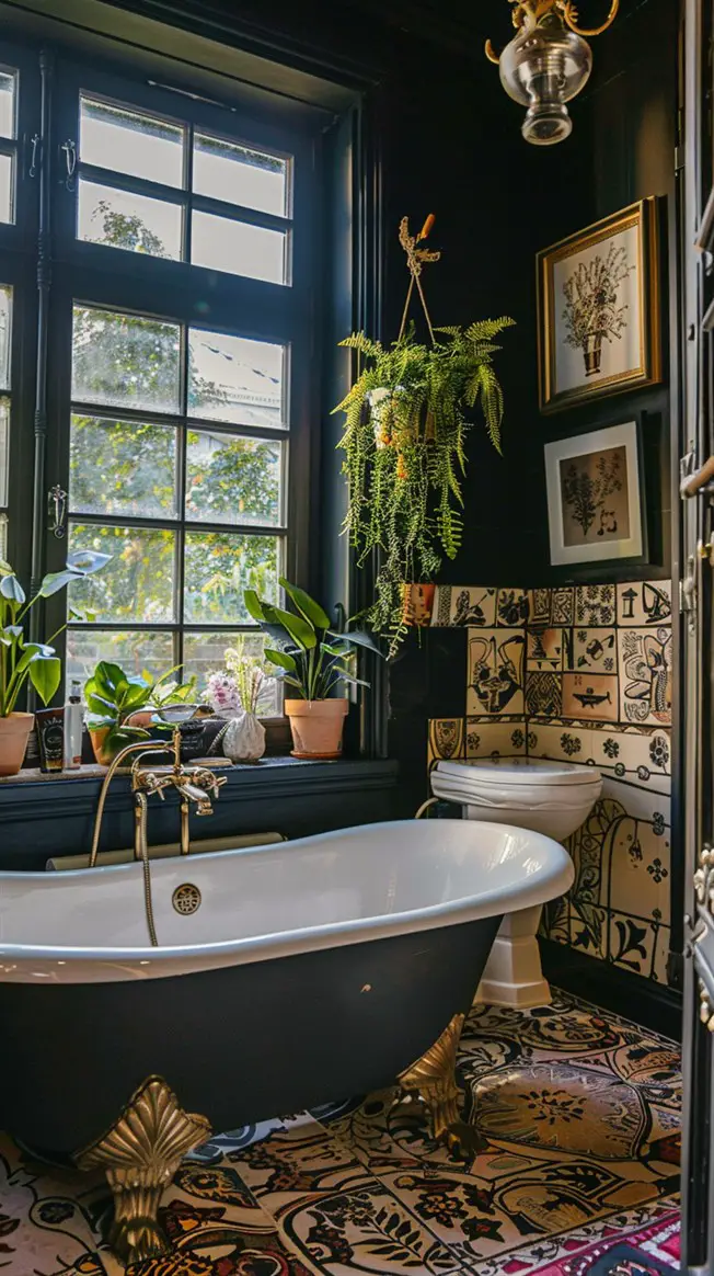 +55 Fresh Bohemian Bathroom Decor Ideas - DecorwithEva