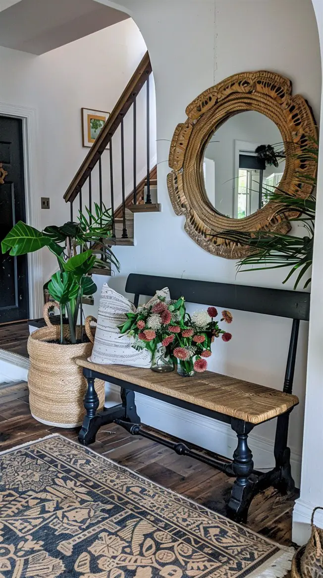 +68 Perfect Boho Entryway Ideas for Homes - DecorwithEva