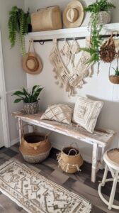+68 Perfect Boho Entryway Ideas for Homes - DecorwithEva