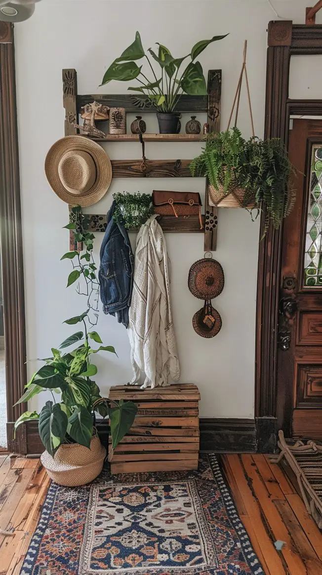 +68 Perfect Boho Entryway Ideas for Homes - DecorwithEva
