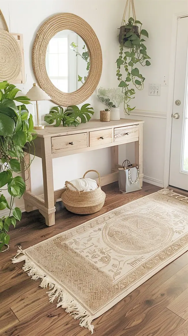 +68 Perfect Boho Entryway Ideas for Homes - DecorwithEva