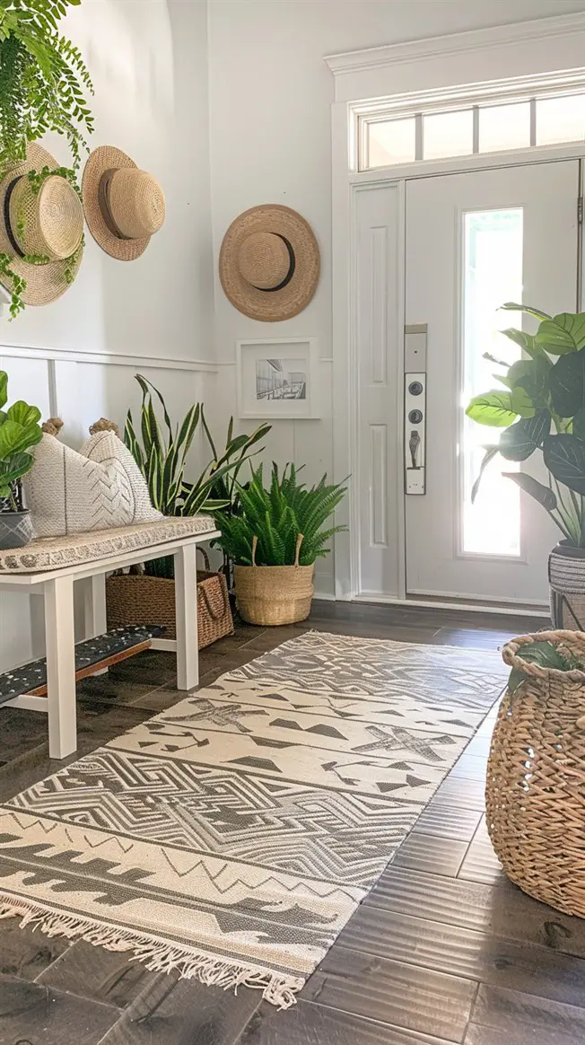 +68 Perfect Boho Entryway Ideas for Homes - DecorwithEva