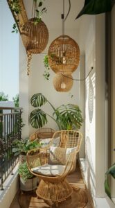 +60 Stunning Small Boho Balcony Ideas - DecorwithEva