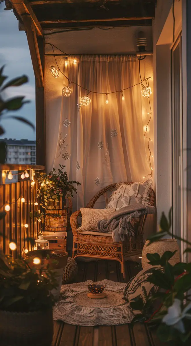 +60 Stunning Small Boho Balcony Ideas - DecorwithEva
