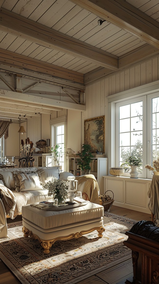 48+ Stunning Country Living Room to Spark Your Imagination - DecorwithEva