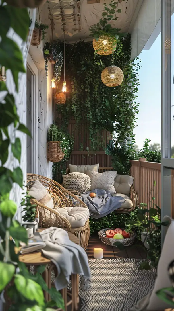 50+ Stunning Small Apartment Balcony ideas - DecorwithEva
