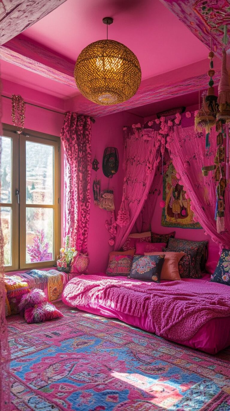 30+ Vibrant and Unique Pink room Ideas - DecorwithEva