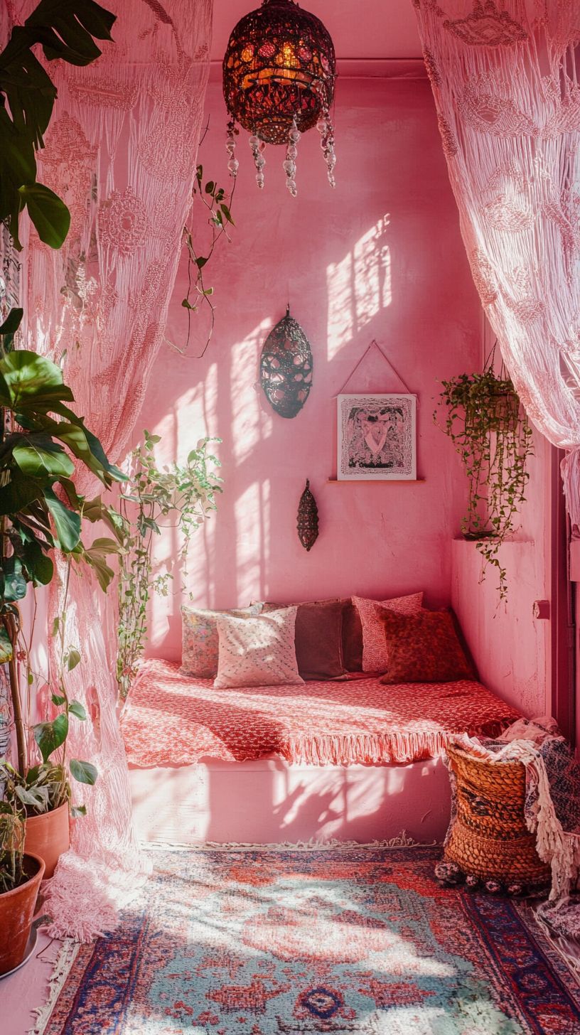 30+ Vibrant and Unique Pink room Ideas - DecorwithEva
