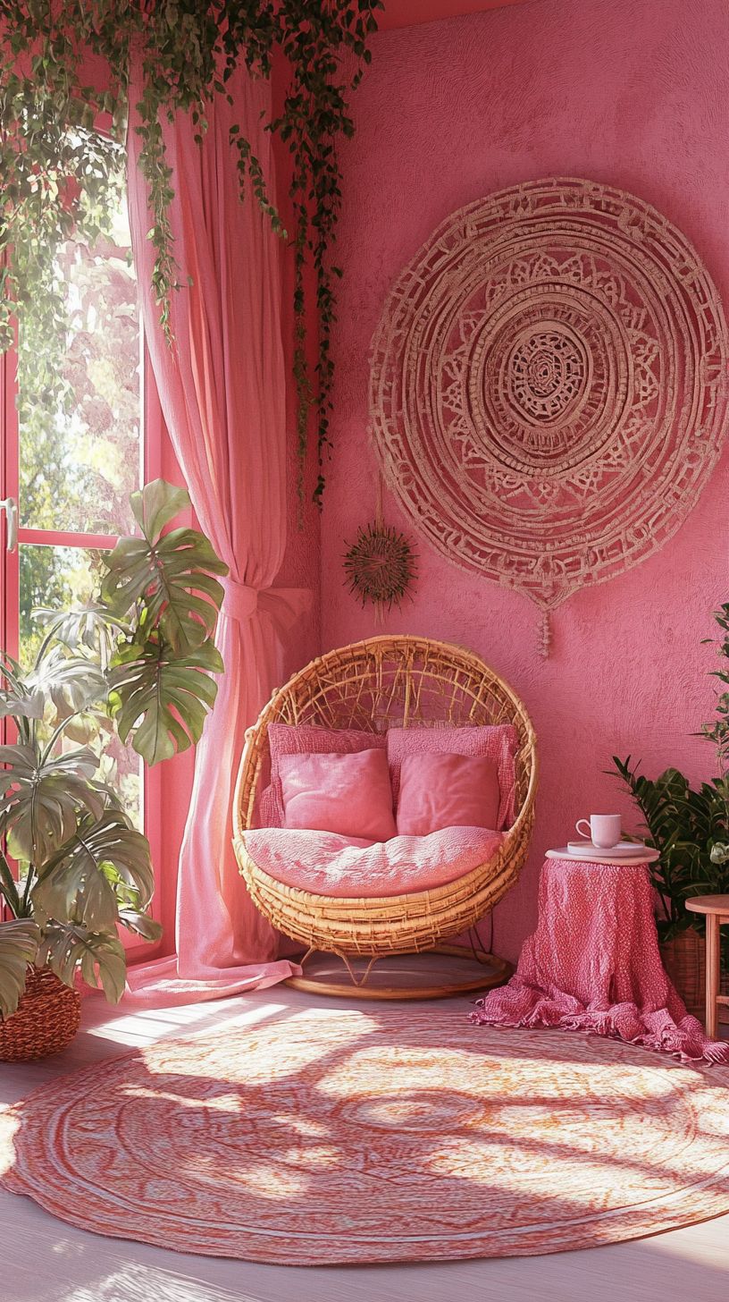30+ Vibrant and Unique Pink room Ideas - DecorwithEva